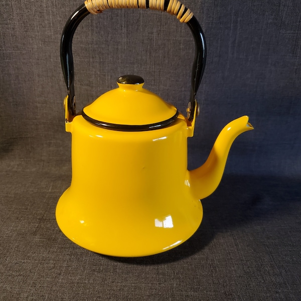 Enamel Teapot - Etsy