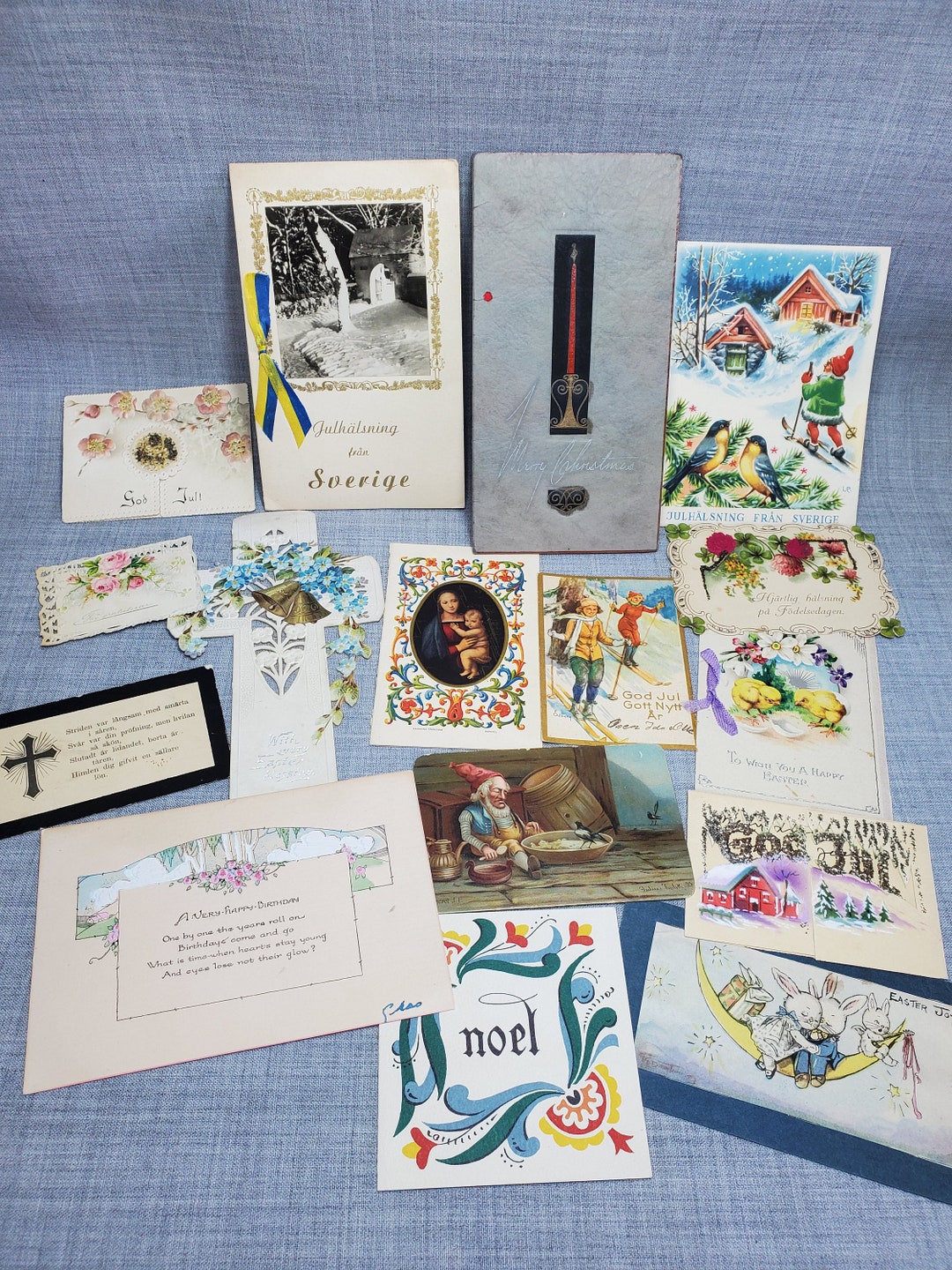 Lot of 16 Pieces Antique Ephemera Cards, Antique Ephemera Cards - Etsy