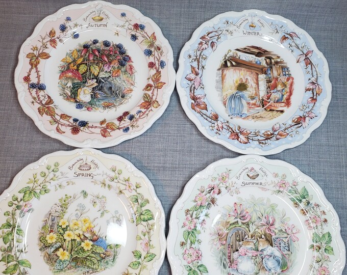 Set of 4 Seasons Brambly Hedge by Royal Doulton, "summer, Spring ...