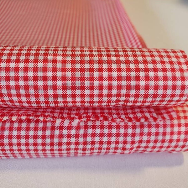 Gingham Fabric - Etsy