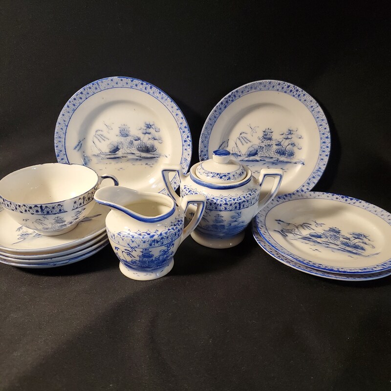 Blue and White Tea - Etsy