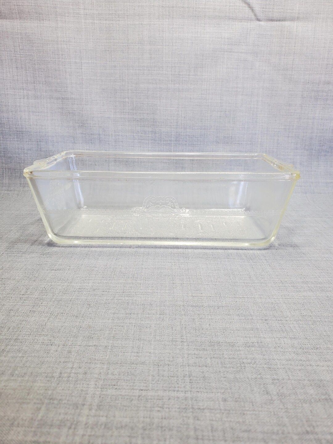 Antique Philbe Clear Fire King Loaf Pan, Fire King Casserole, Fire King ...