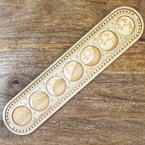 Solid Wood Chakra Mala-making Board Counts 108 Beads FOR - Etsy