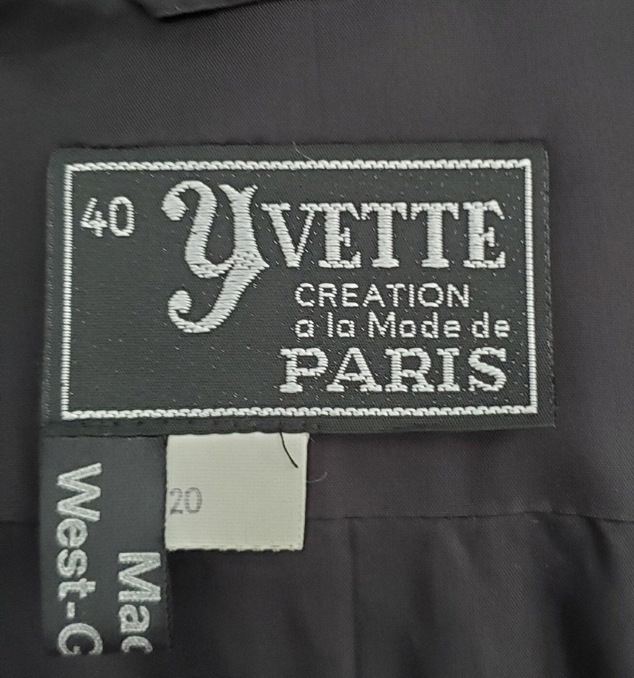 Yvette Creations a La Mode De Paris Dress Coat - Etsy