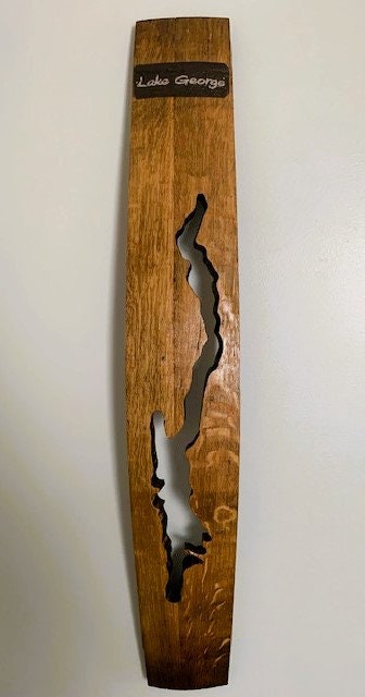 Lake George Barrel Stave Wall Hanging - Etsy