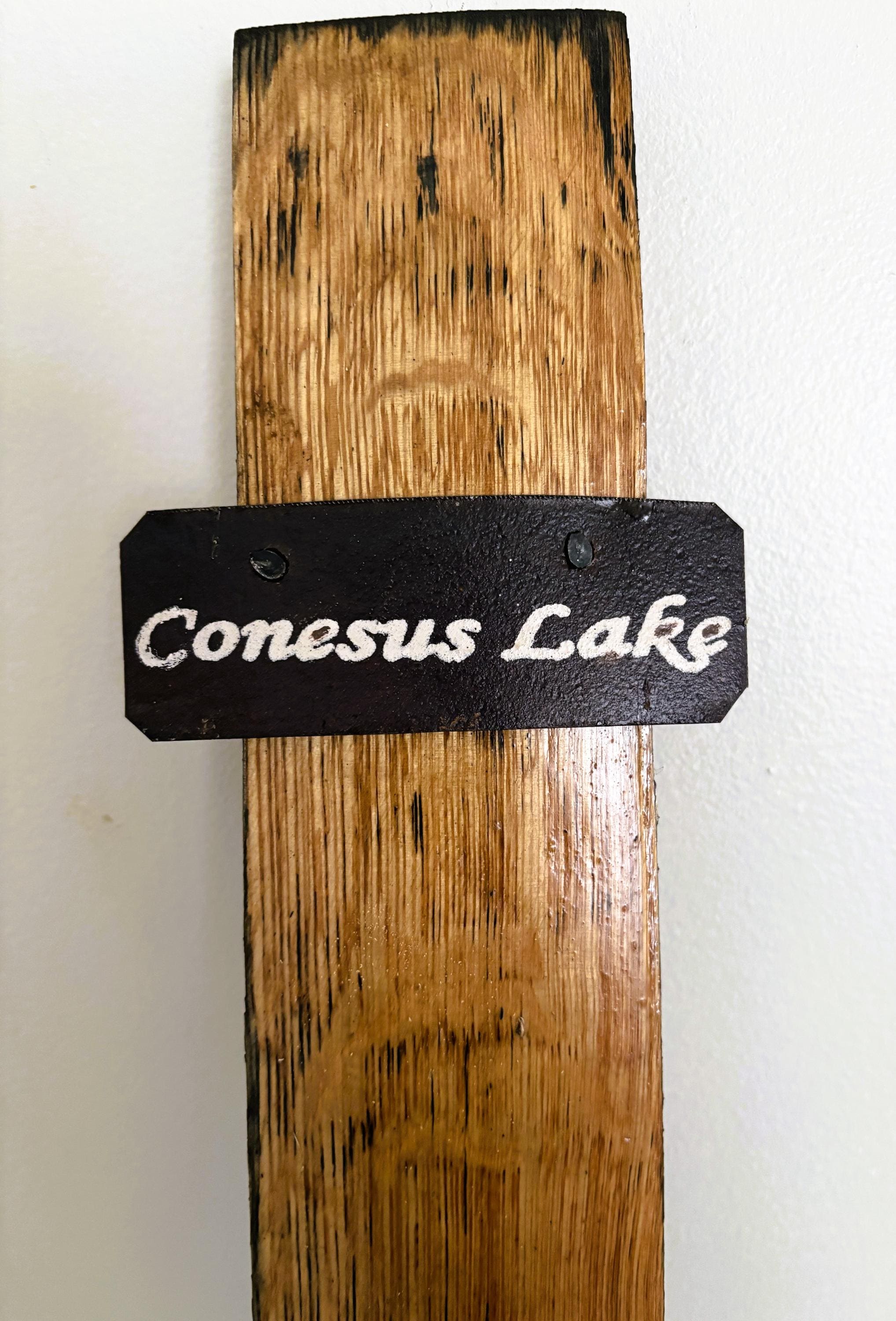Conesus Lake Barrel Stave Wall Hanging - Etsy