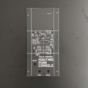 Minitari Punk Console DIY Pcb+panels Set | Black | Analog Ordnance ...