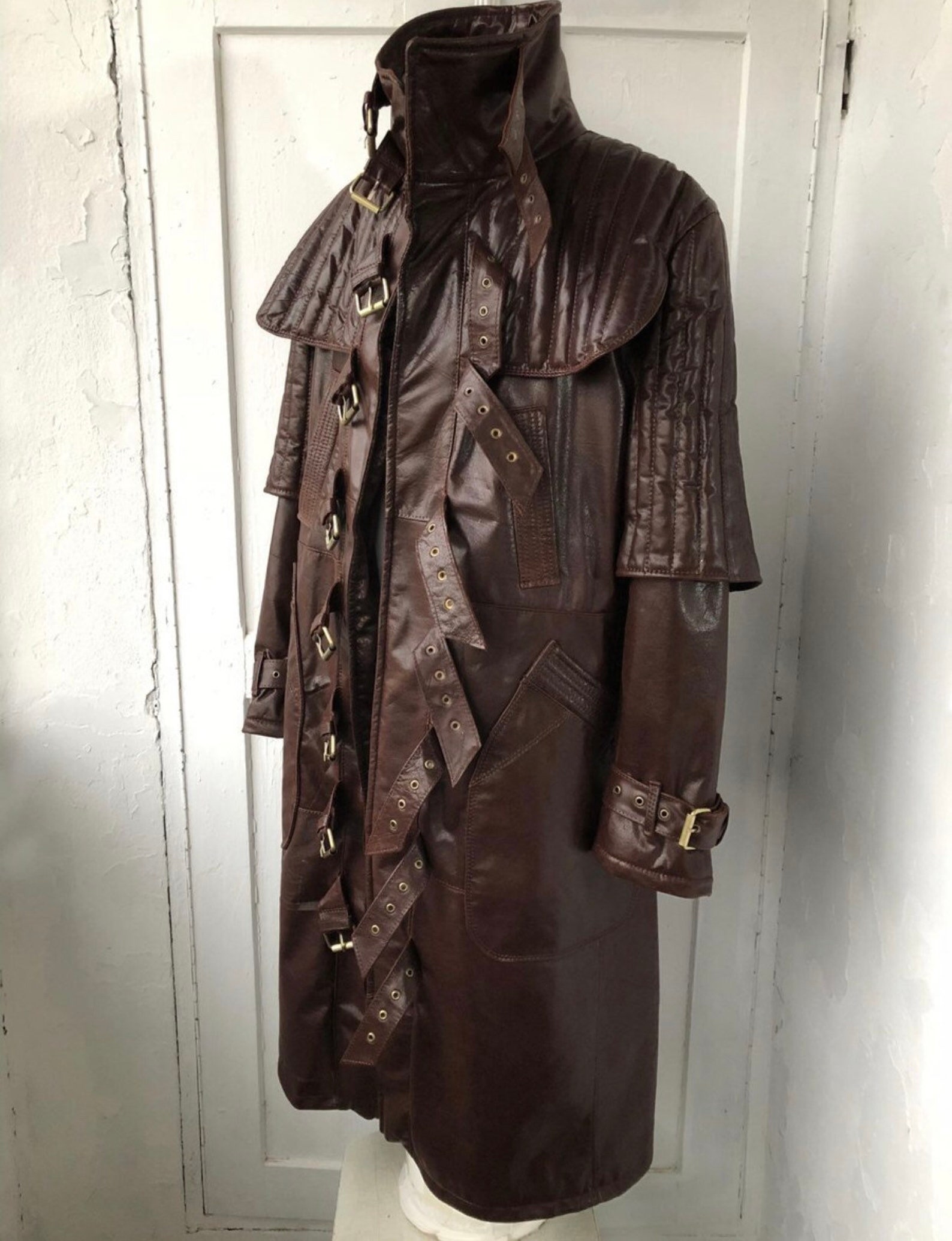 Vanhelsing Cloak With Foam Armor Pockets Outer 4 Pieces High Collar 20 ...