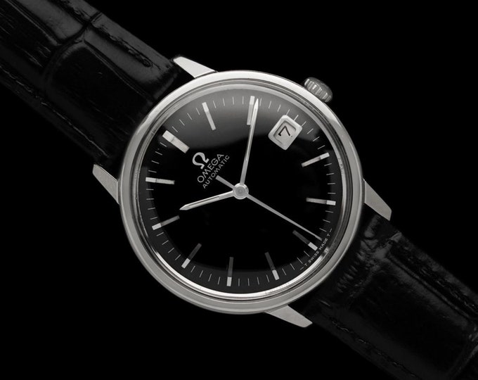 Omega De Ville Calendar Date Cal.1332 Ref.192 0056 Gold Plaque ...