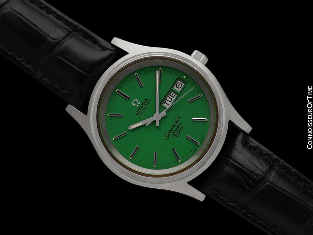 1972 Omega Seamaster Cosmic 2000 Vintage Retro Mens Day Date Dive Watch ...