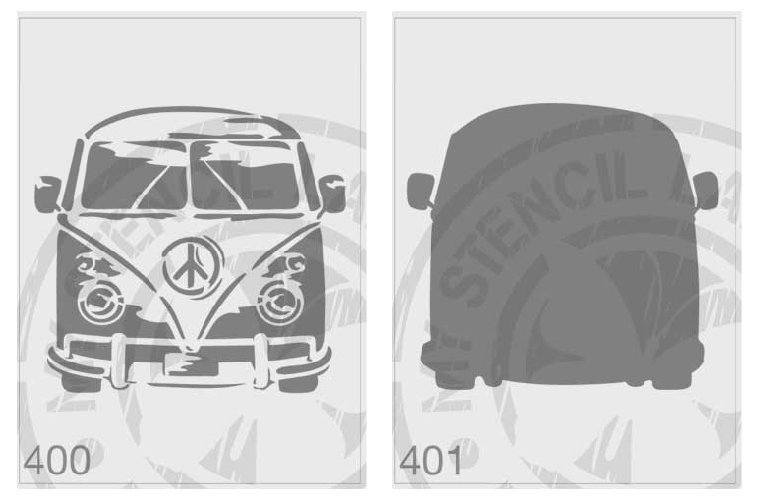 Kombi Stencil 400 Reusable Stencils and Templates - Etsy