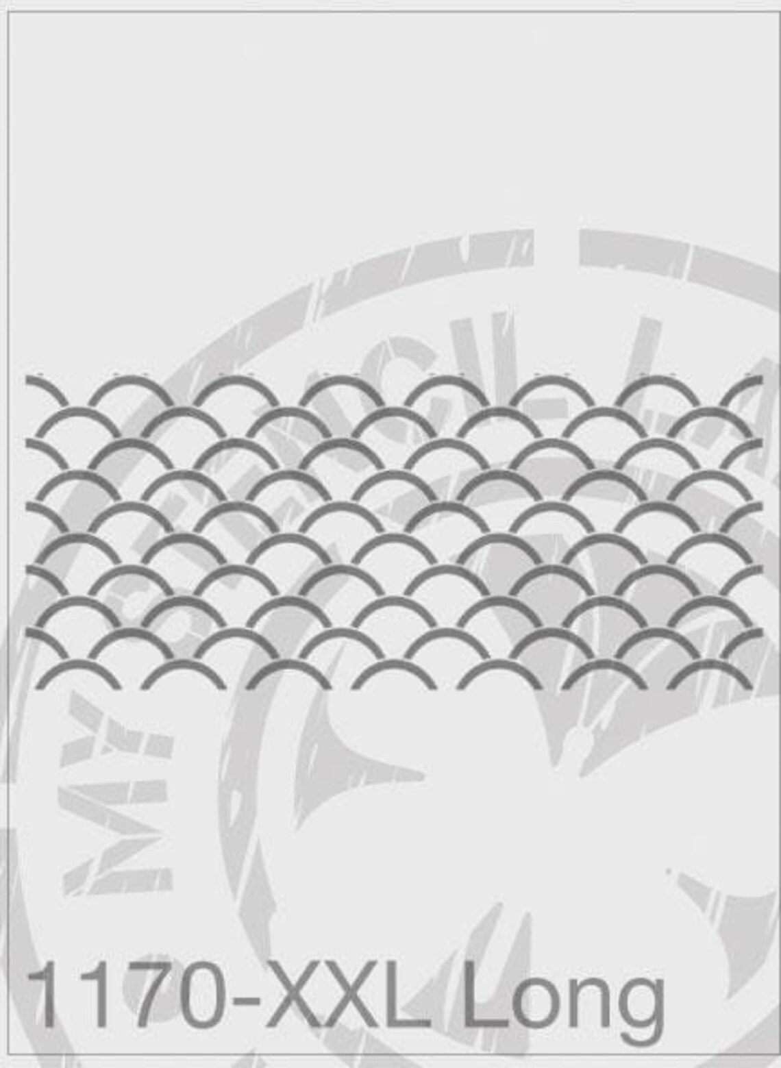 Fish Scales Stencil 1170 Design Reusable Mylar Painting and Cake ...