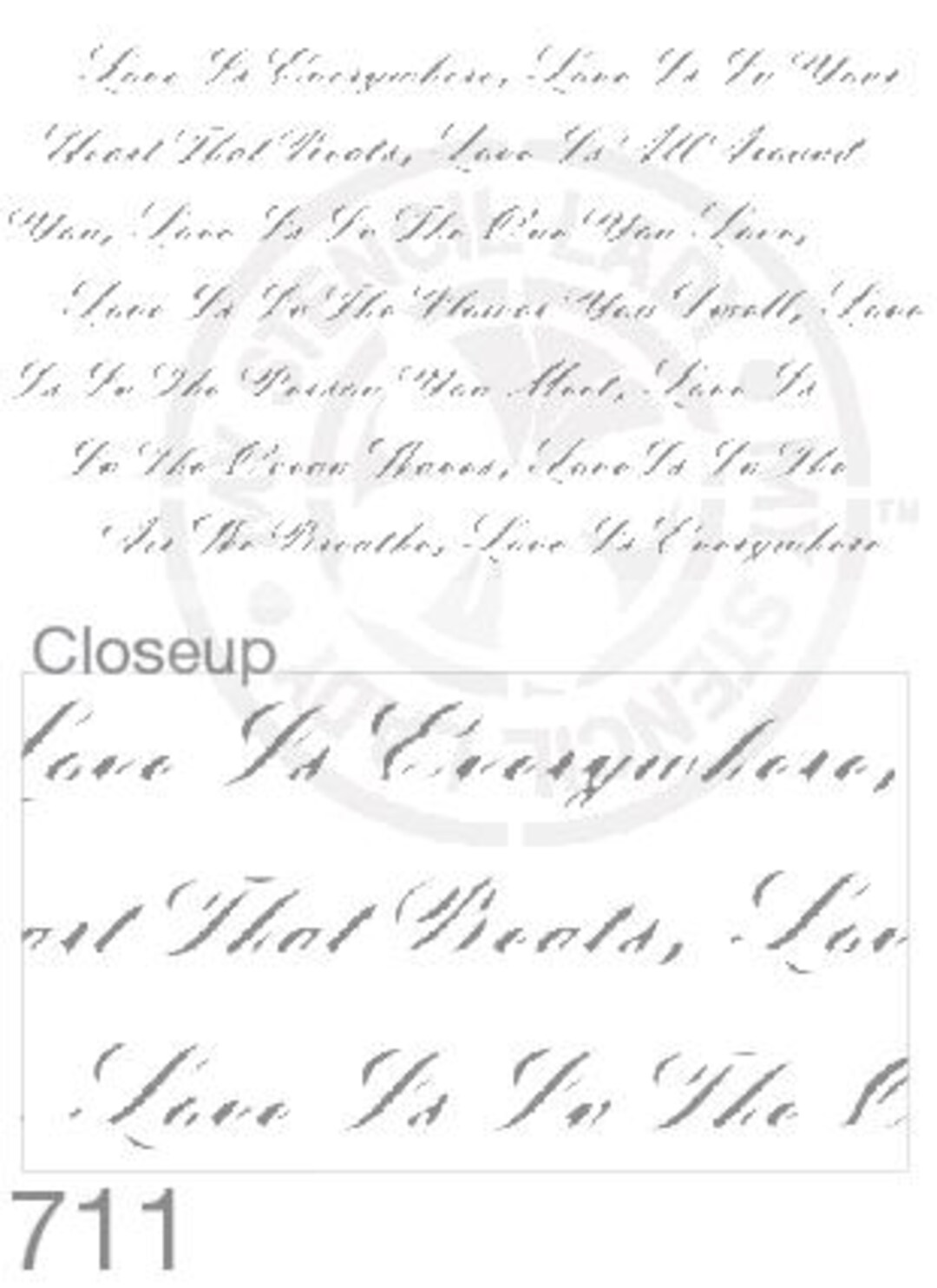 Love Stencil 711 Words Sayings and DIY Sign Templates and Stencils ...