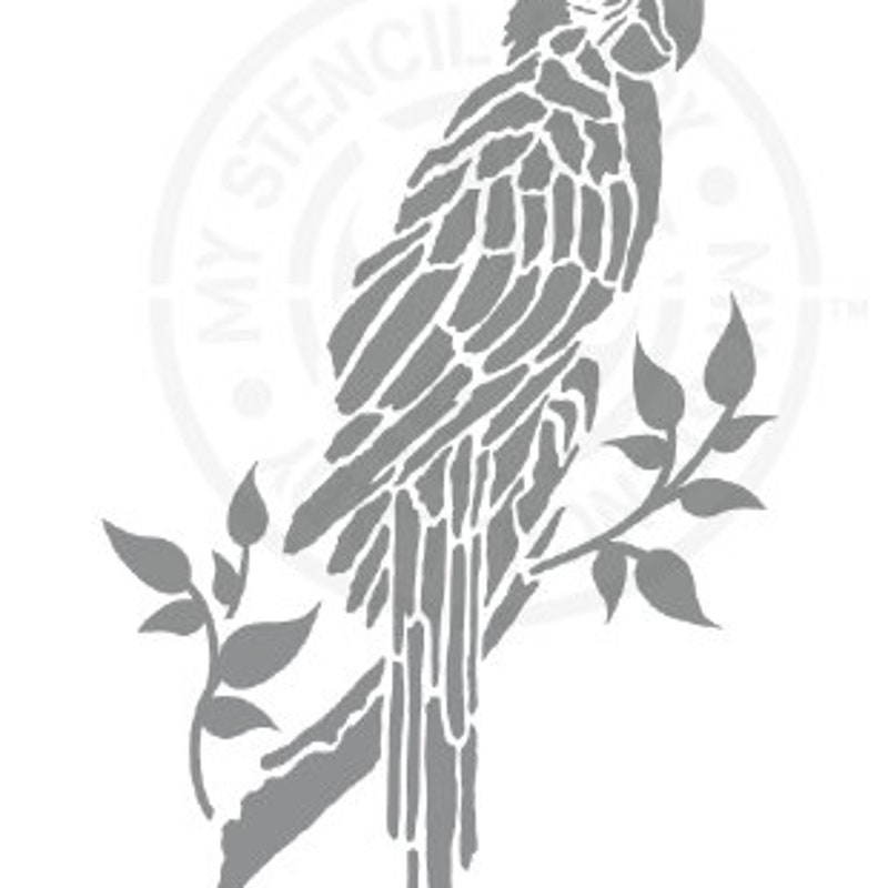 Parrot Stencil - Etsy