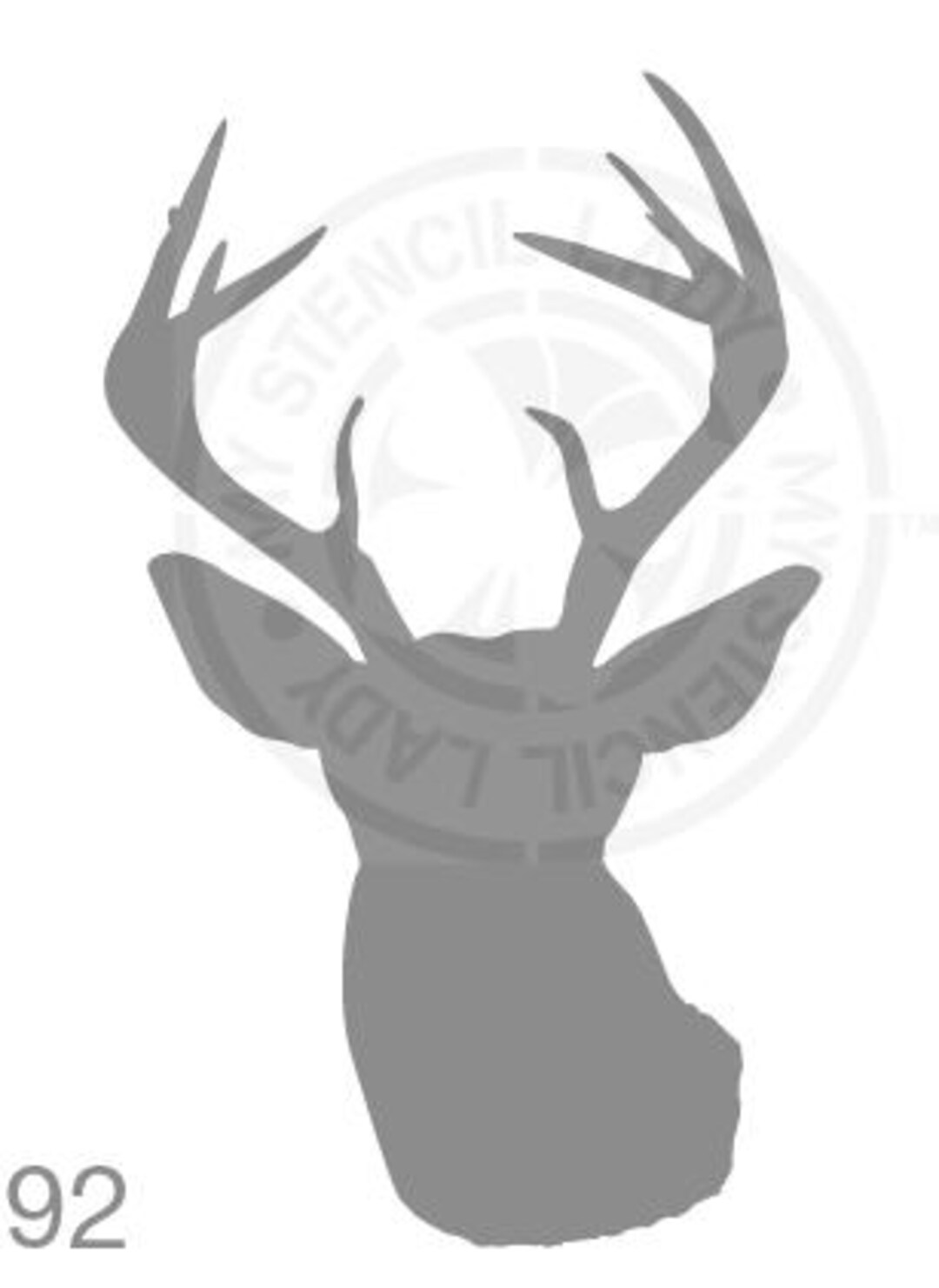 Deer Stencil 092 Reusable Animals Fauna and Wildlife Stencils and ...