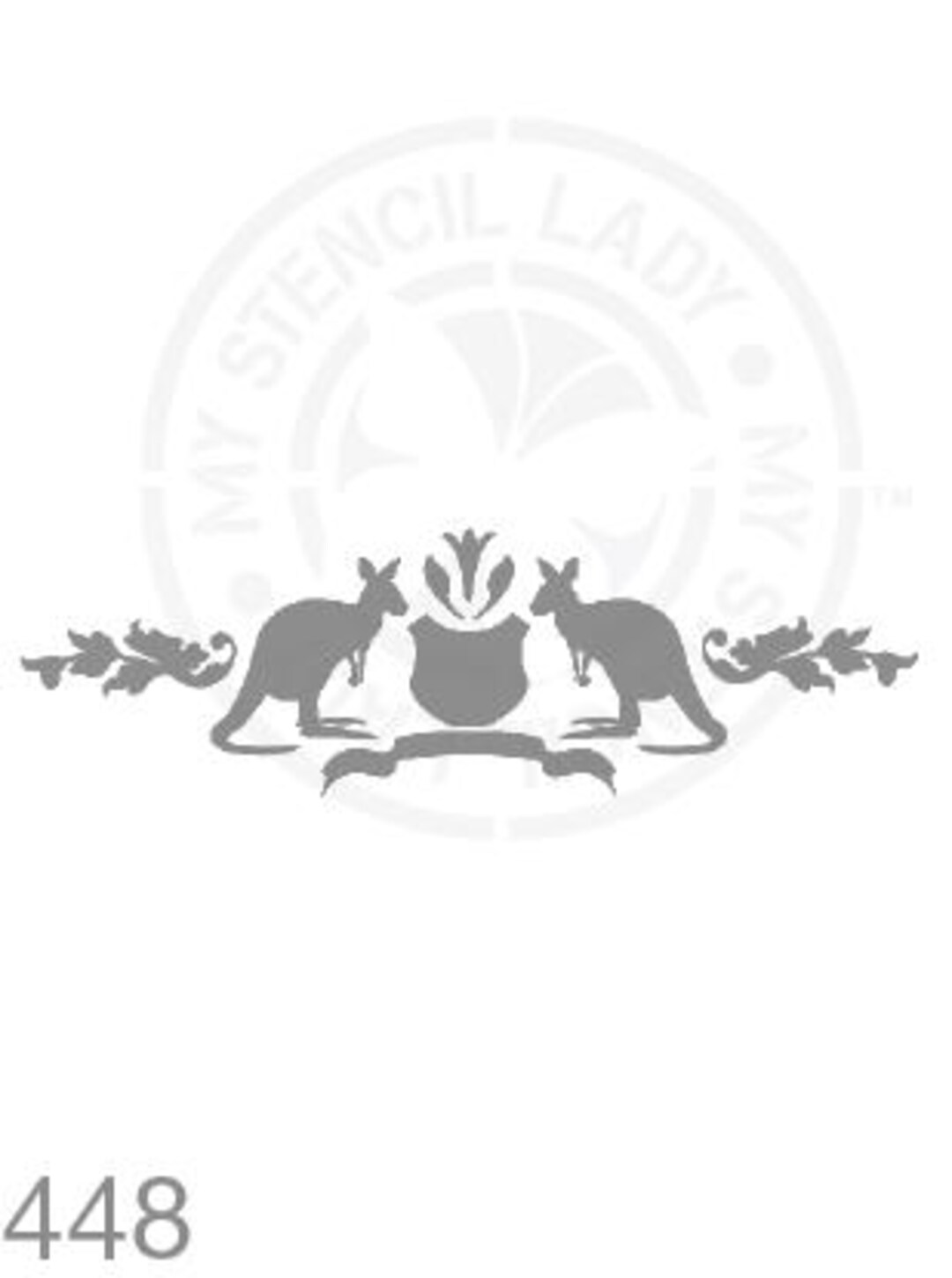 Kangaroo Stencil 448 Australian Natives Plants and Animals Reusable ...