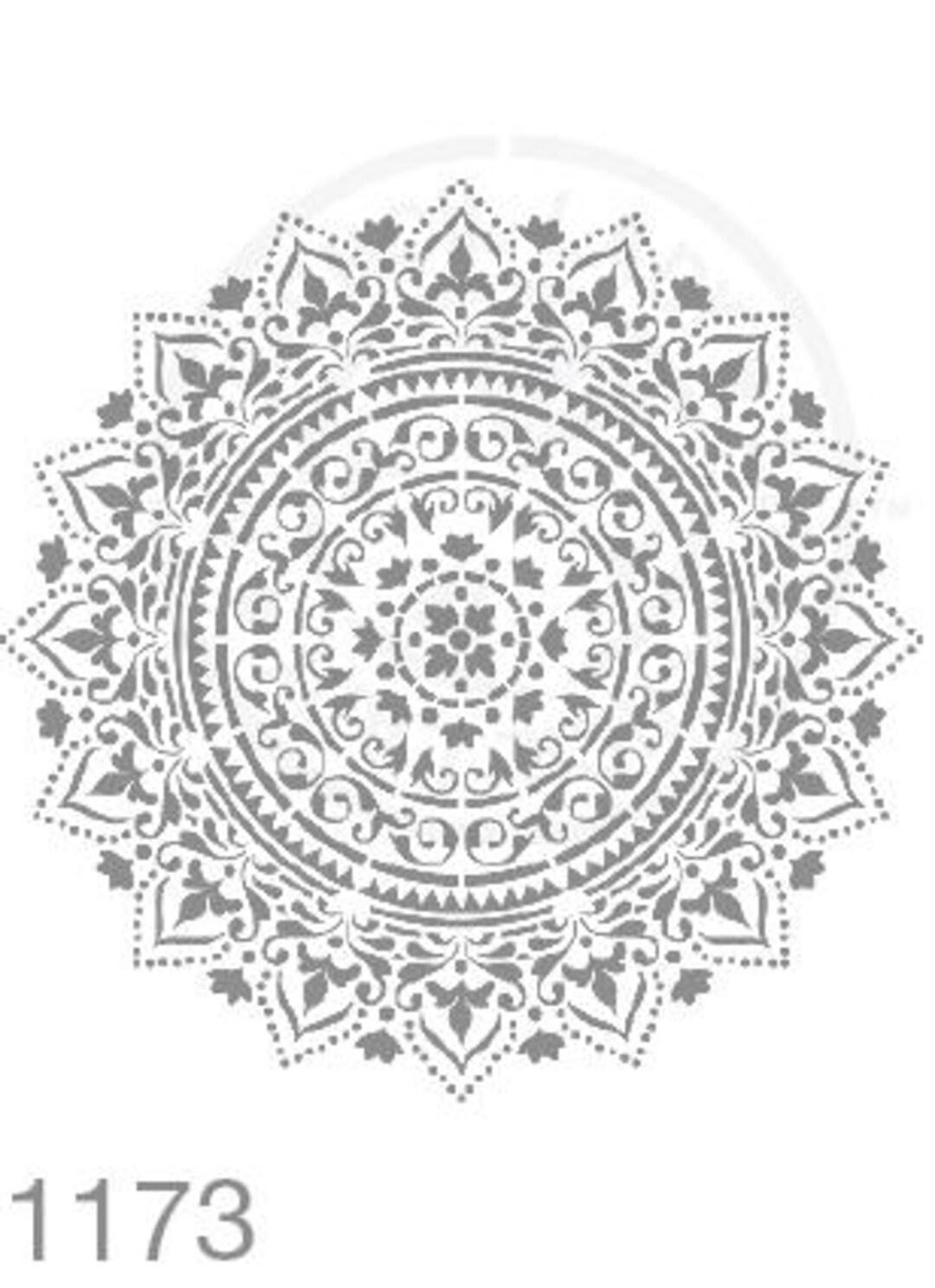Mandala Stencil 1173 Reusable Mandalas Templates and Stencils - Etsy