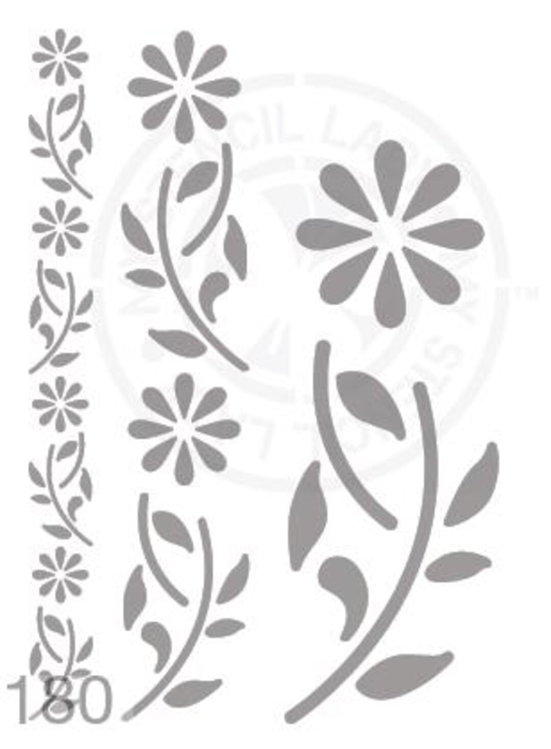Border Stencil 180 Decorative Reusable Borders Stencils and Templates ...