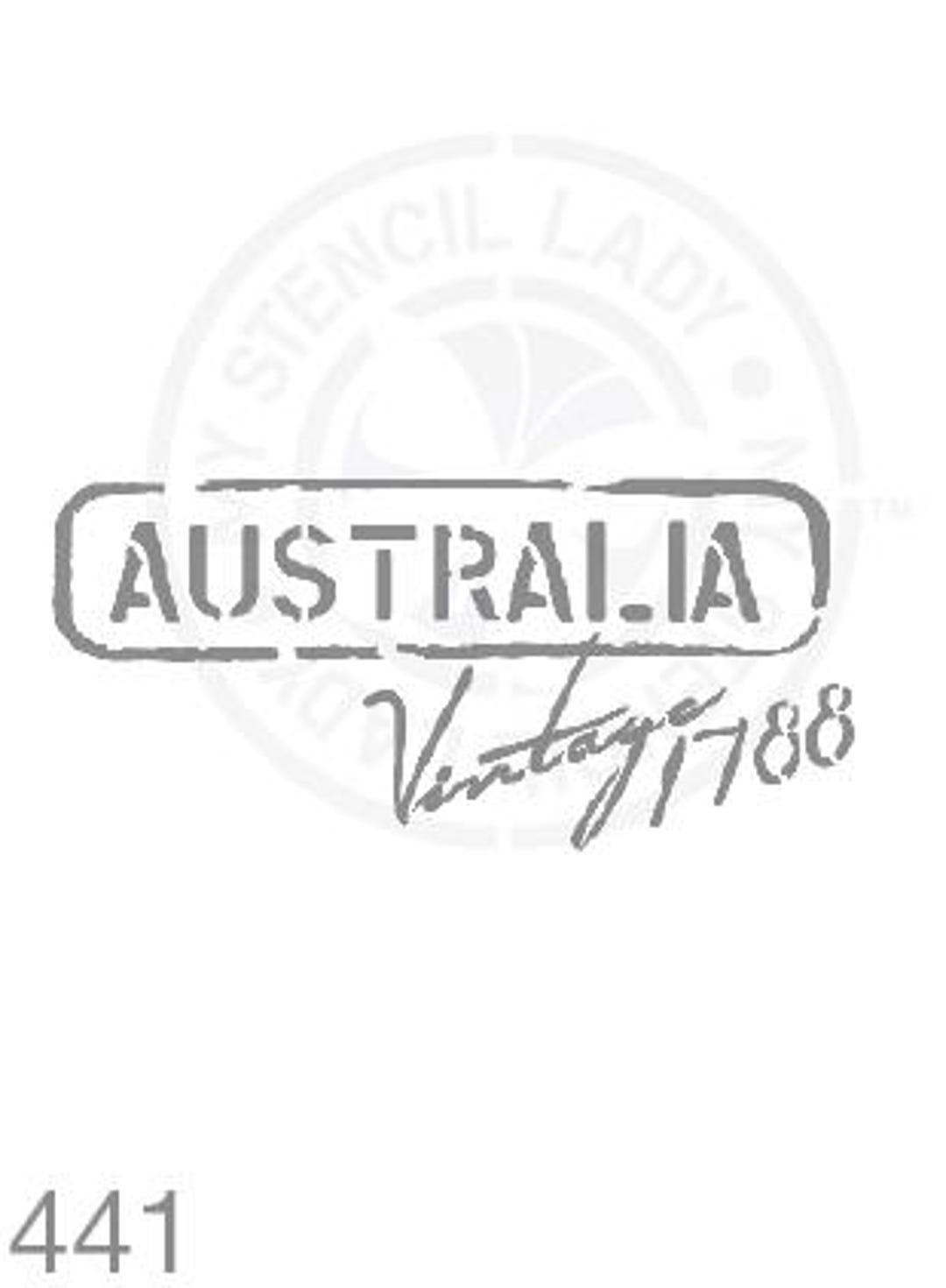 Stamp Style Stencil 441 Australian Natives Plants and Animals Reusable ...