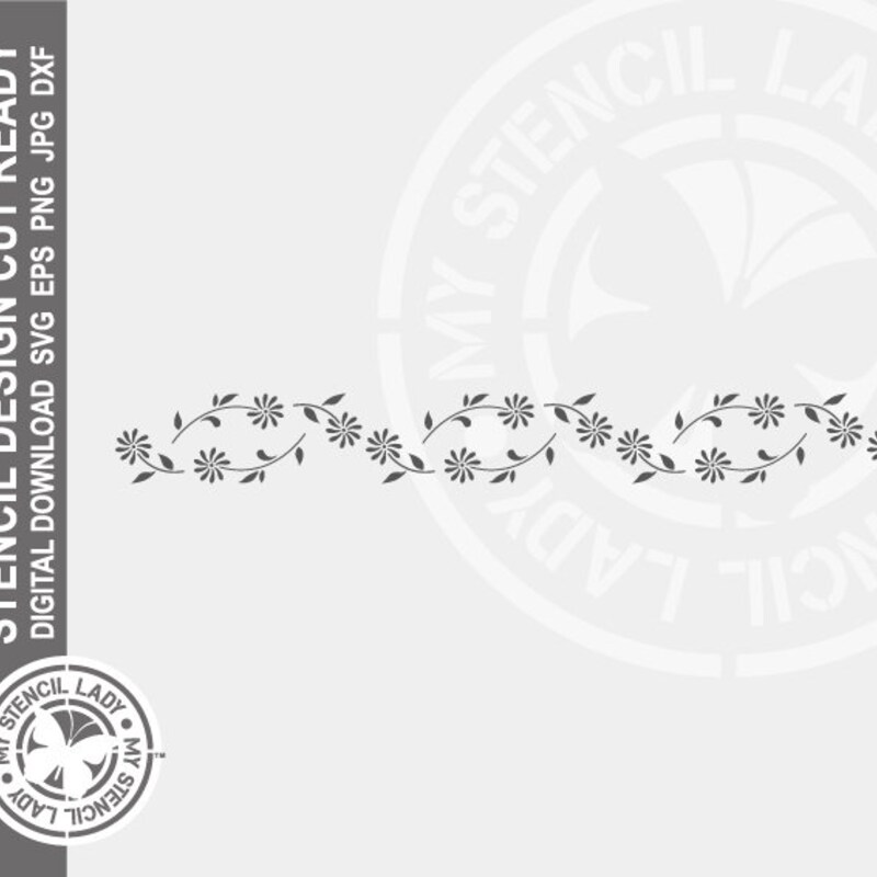Daisy Stencil - Etsy