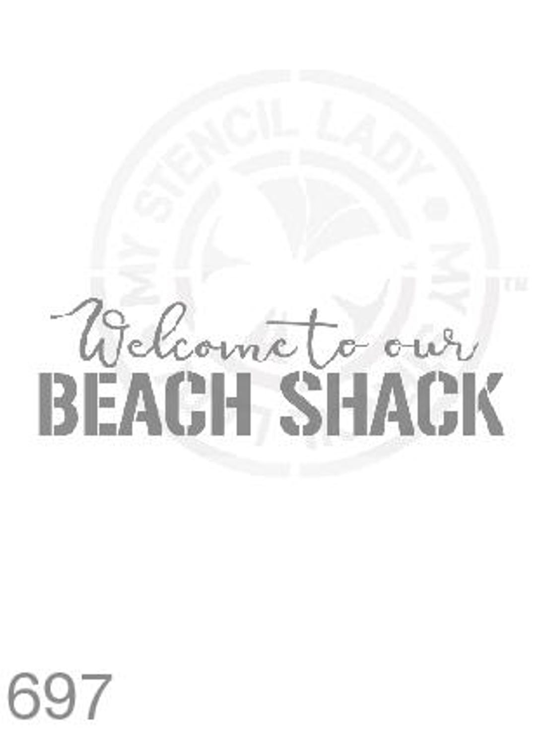 Beach Ocean Seaside Stencil 697 Words Sayings and DIY Sign Templates ...