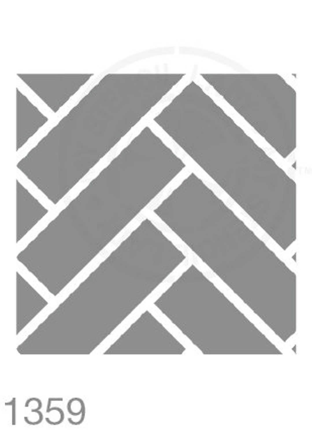 Herringbone Repeating Pattern Stencil 1359 Repeatable Patterns ...
