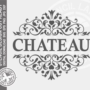 Chateau 160 Stencil Digital Download Laser Cricut Cut Ready Design ...
