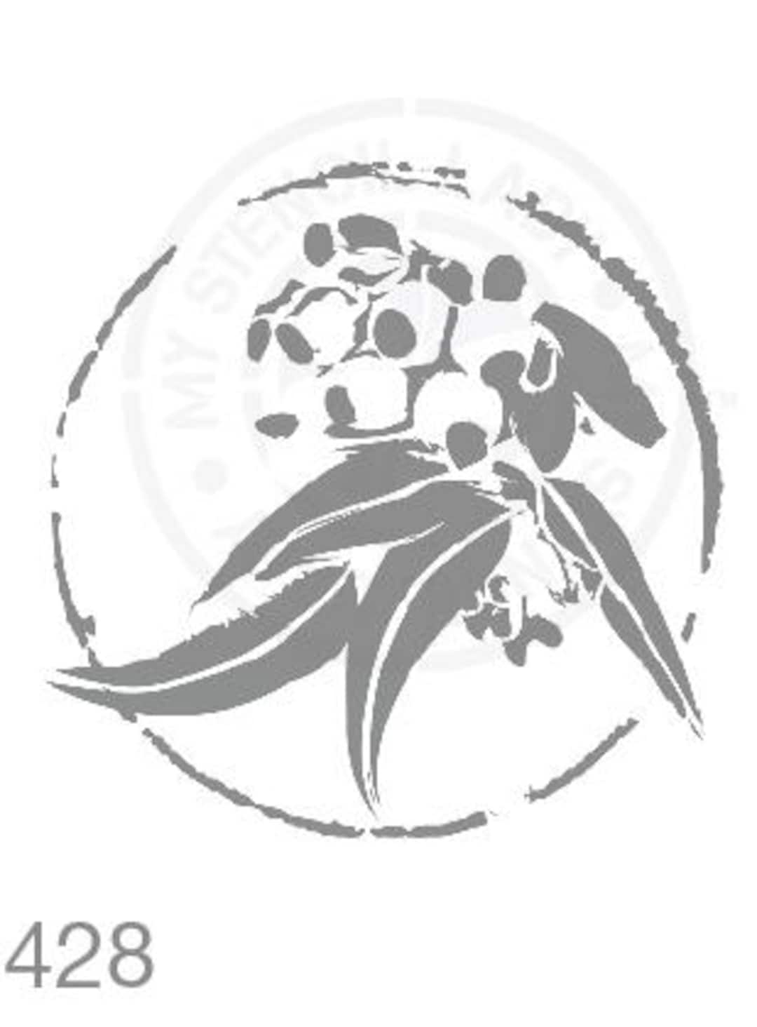 Stamp Style Stencil 428 Australian Natives Plants and Animals Reusable ...