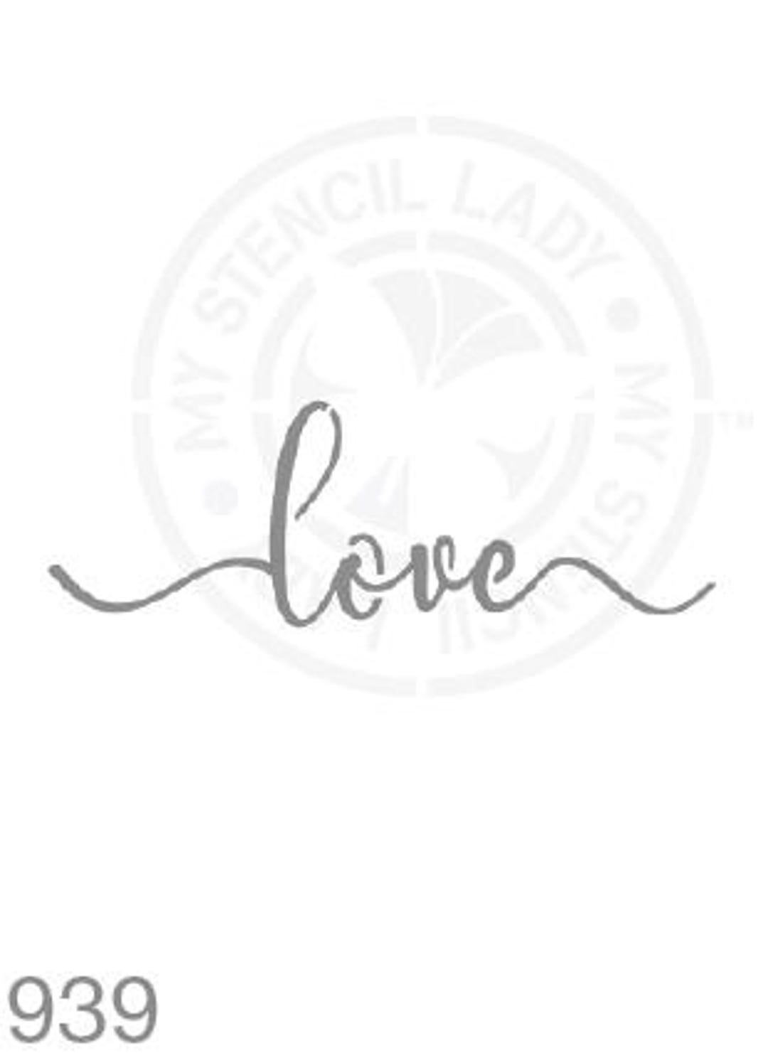 Boho and Aztec Style Love Stencil 939 Words Sayings and DIY Sign ...
