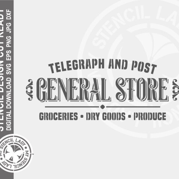 General Store Svg - Etsy