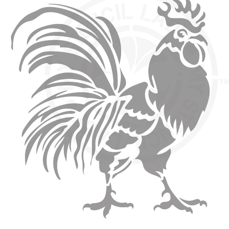 Rooster Stencil - Etsy
