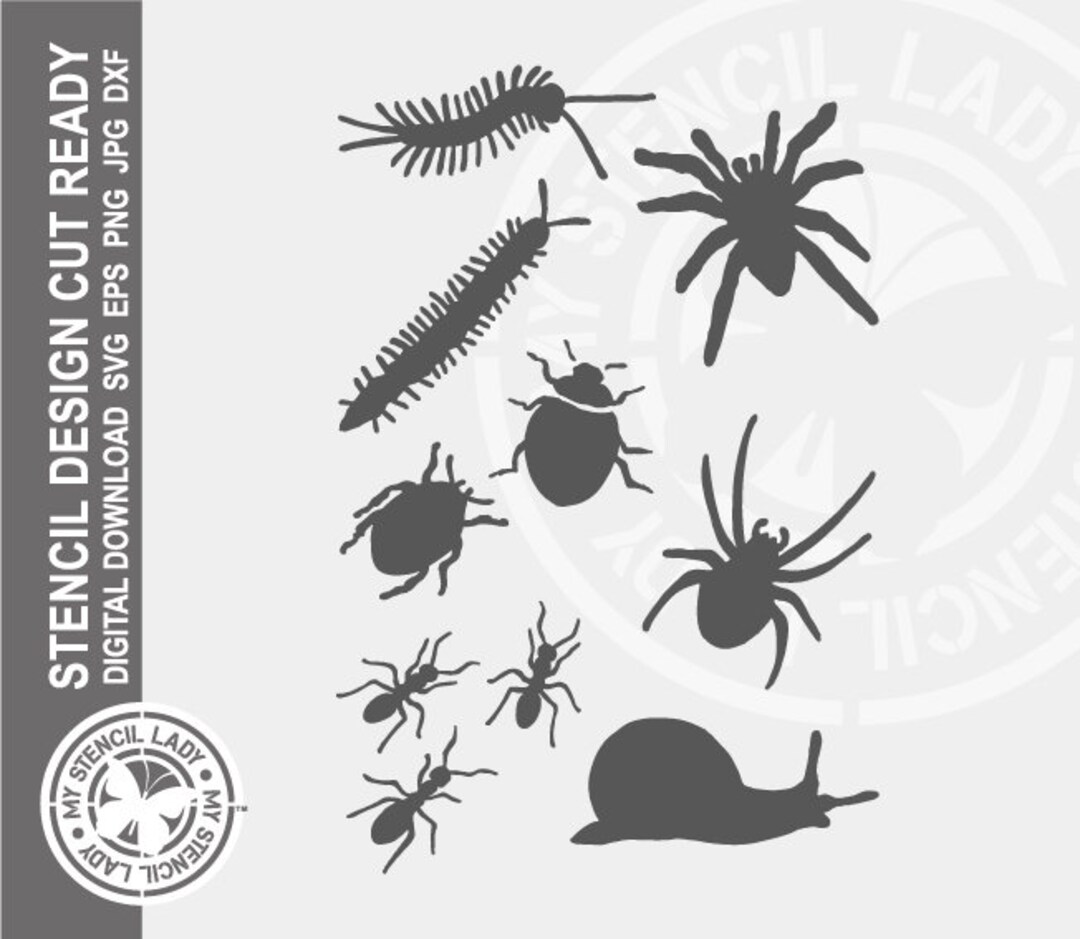 Mixed Critters 920 Stencil Digital Download Laser Cricut Cut Ready ...