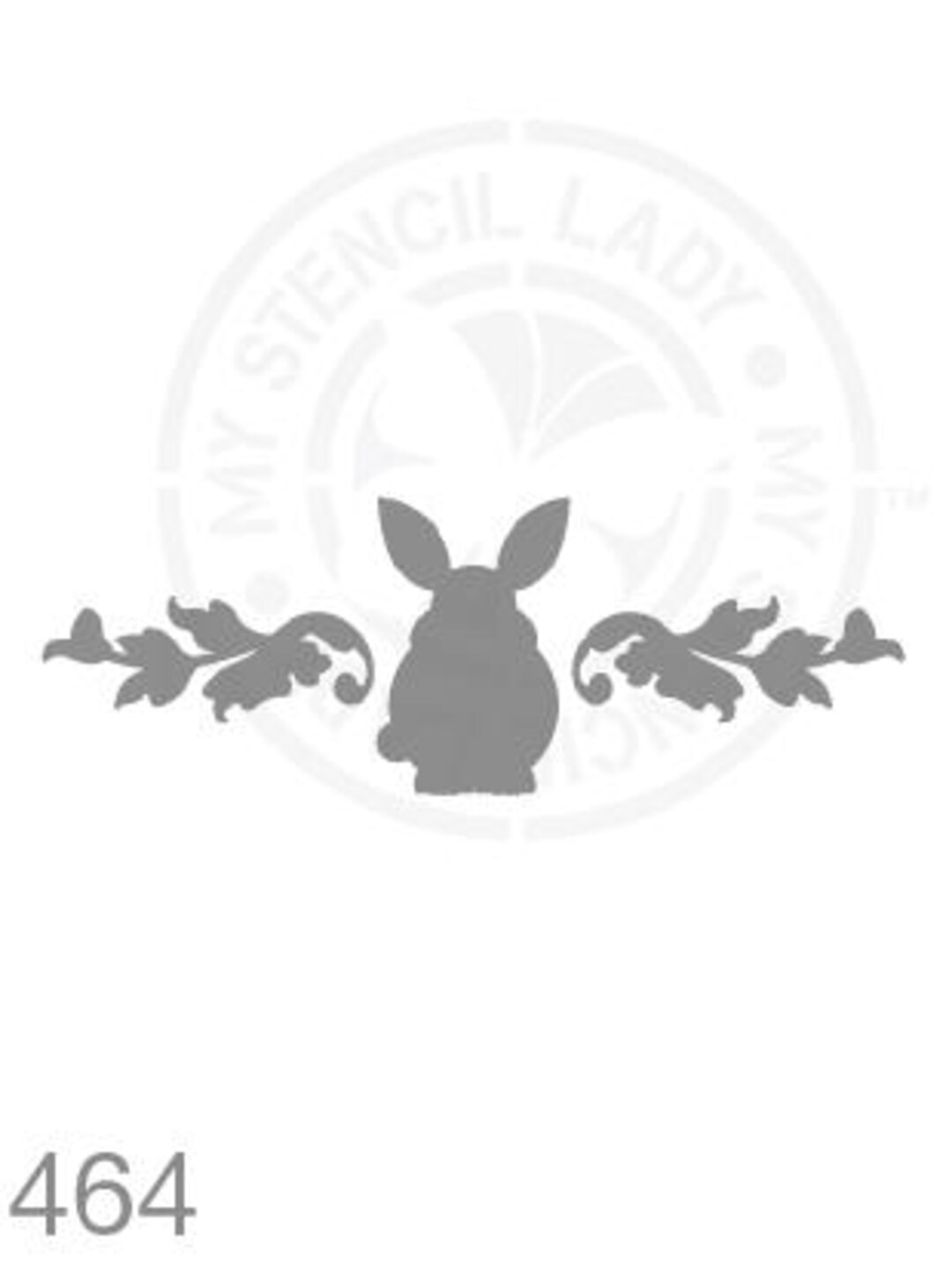 Flourish Bunny Rabbit Easter Stencil 464 Rabbits and Celebration Eggs ...
