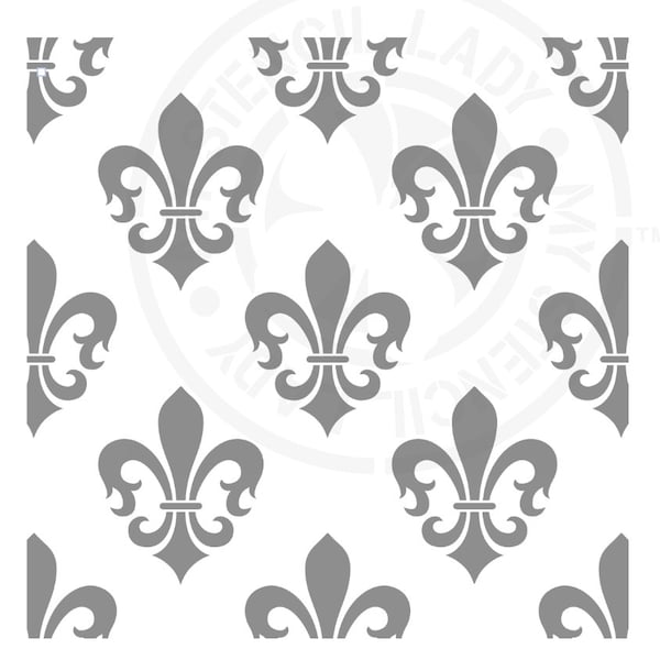 French Damask Stencil - Etsy