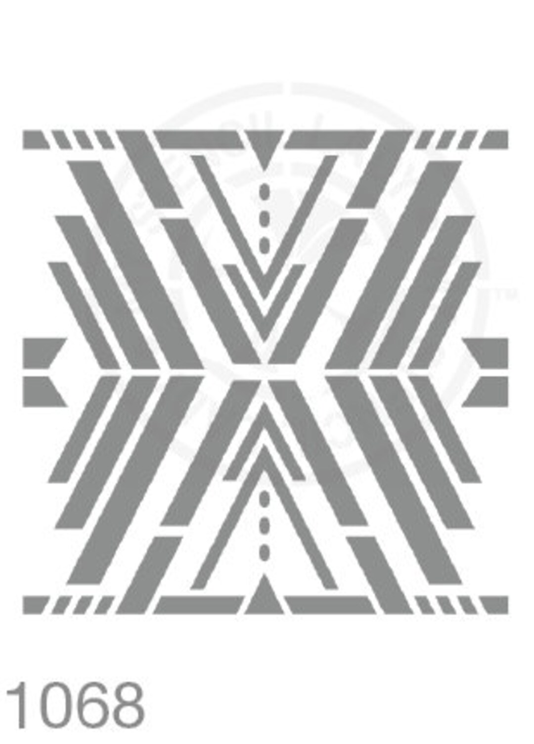 Aztec Pattern Stencil 1068 Design Australian Reusable Art, Craft ...