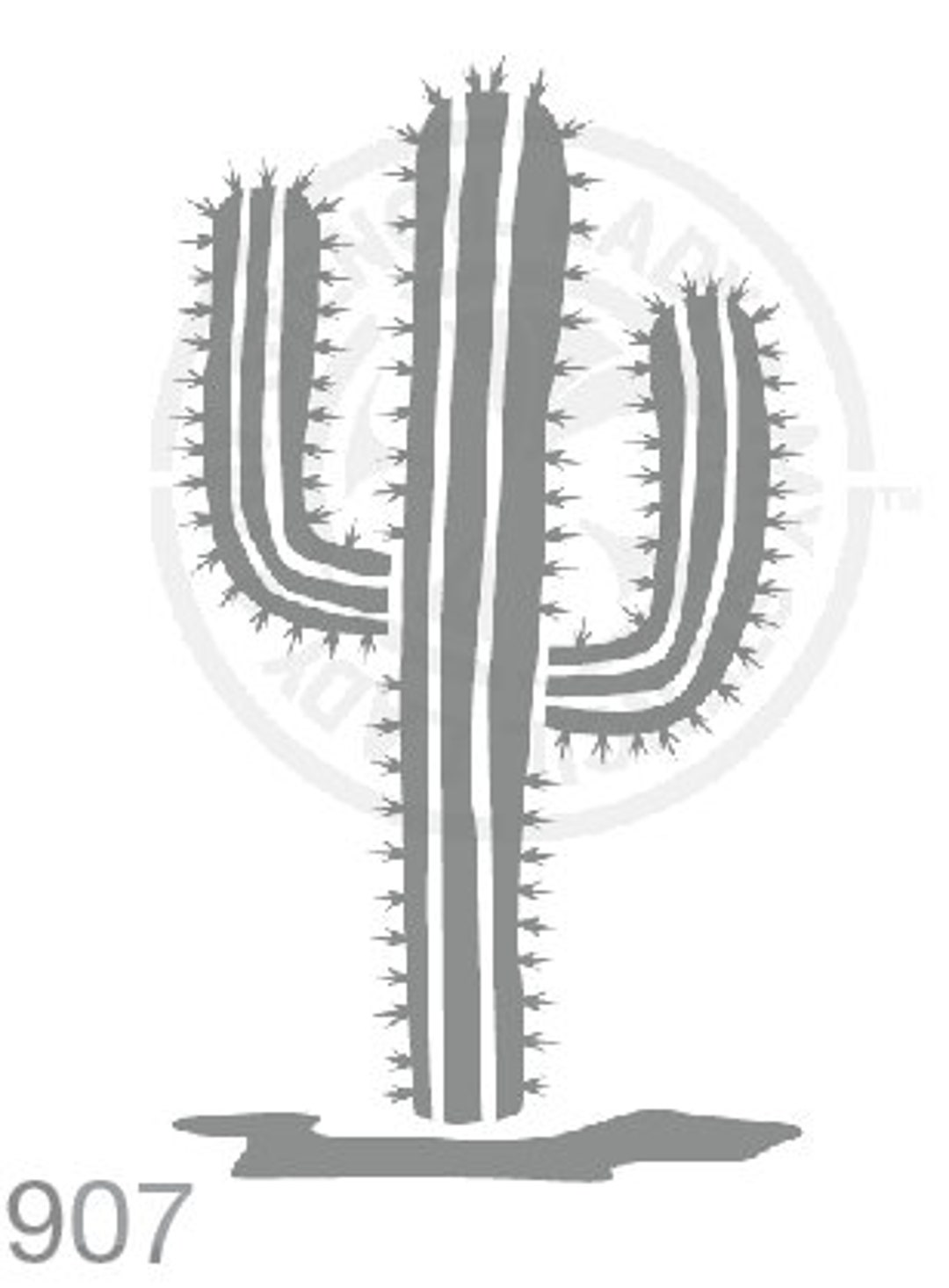 Cactus Stencil 907 Plants and Flowers Reusable Stencils - Etsy