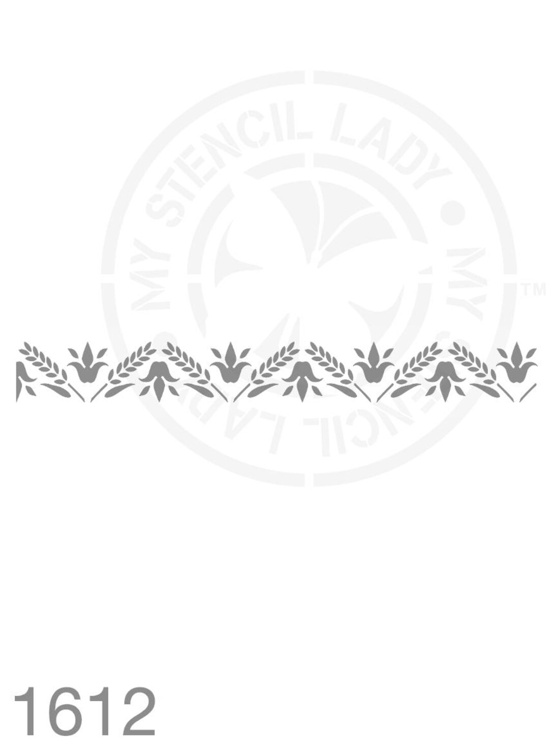 Long Thin Border Farmhouse Style Stencil 1612 Reusable Country Town ...