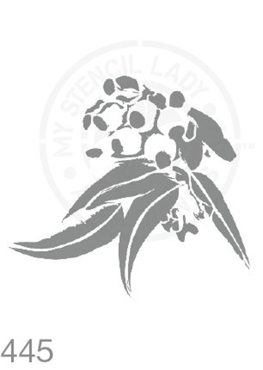 Gum Leaves Australian Stencil 445 Design Australian Reusable Art, Craft ...