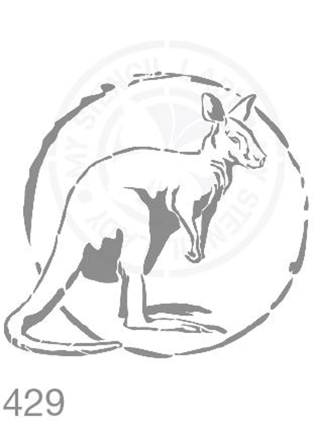 Stamp Style Stencil 429 Australian Natives Plants and Animals Reusable ...