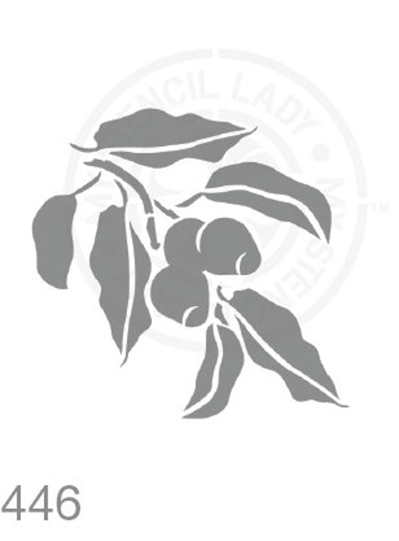 Gum Nut and Gum Leaves Stencil 446 Design Reusable Mylar | Etsy Australia