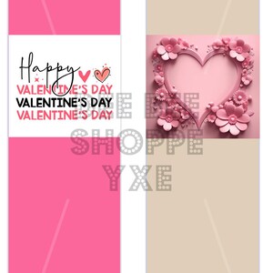 Valentine's Day Gift Pen/pencil Sleeves Template Bundle - Etsy