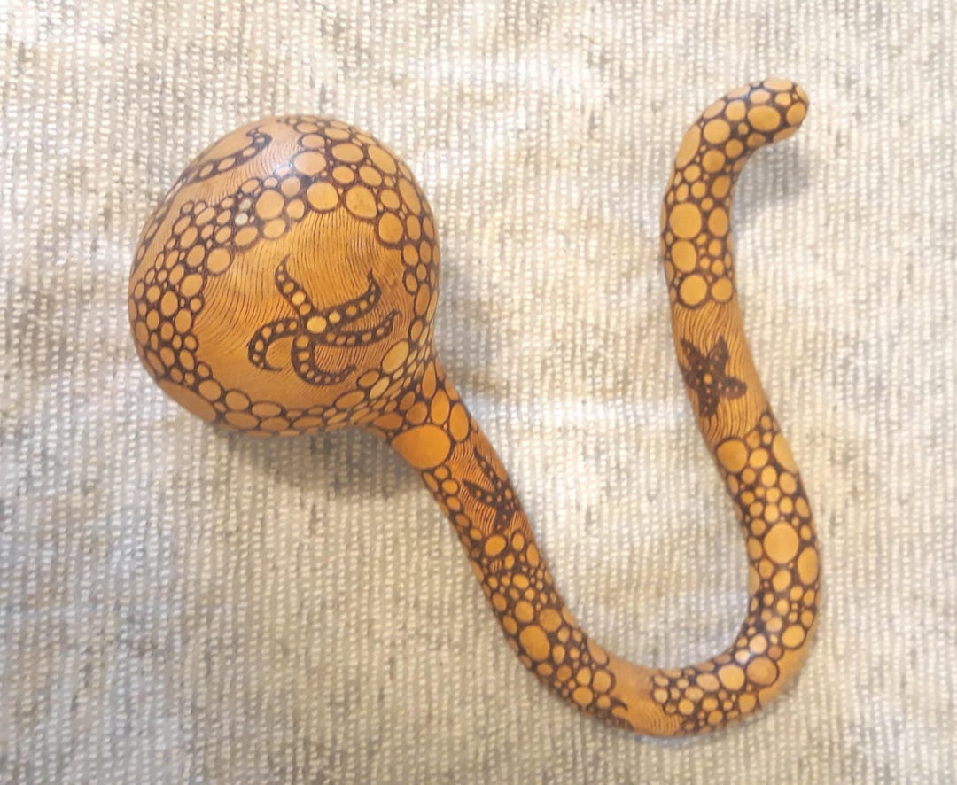 Long-neck Gourd Shaker, Aka Rattle, Percussion, Musical Instrument ...