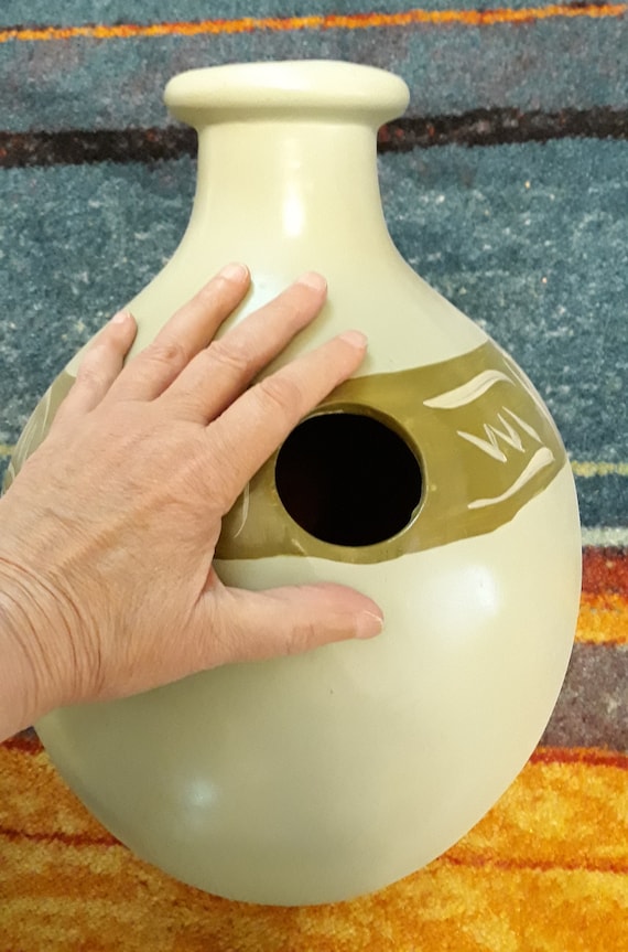 Pot Drum AKA Udu Vintage Large Clay Udu Great Sound a | Etsy