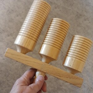 Vintage 3-tone Güiro Scraper AKA Tone Block or Woodblock: Musical ...
