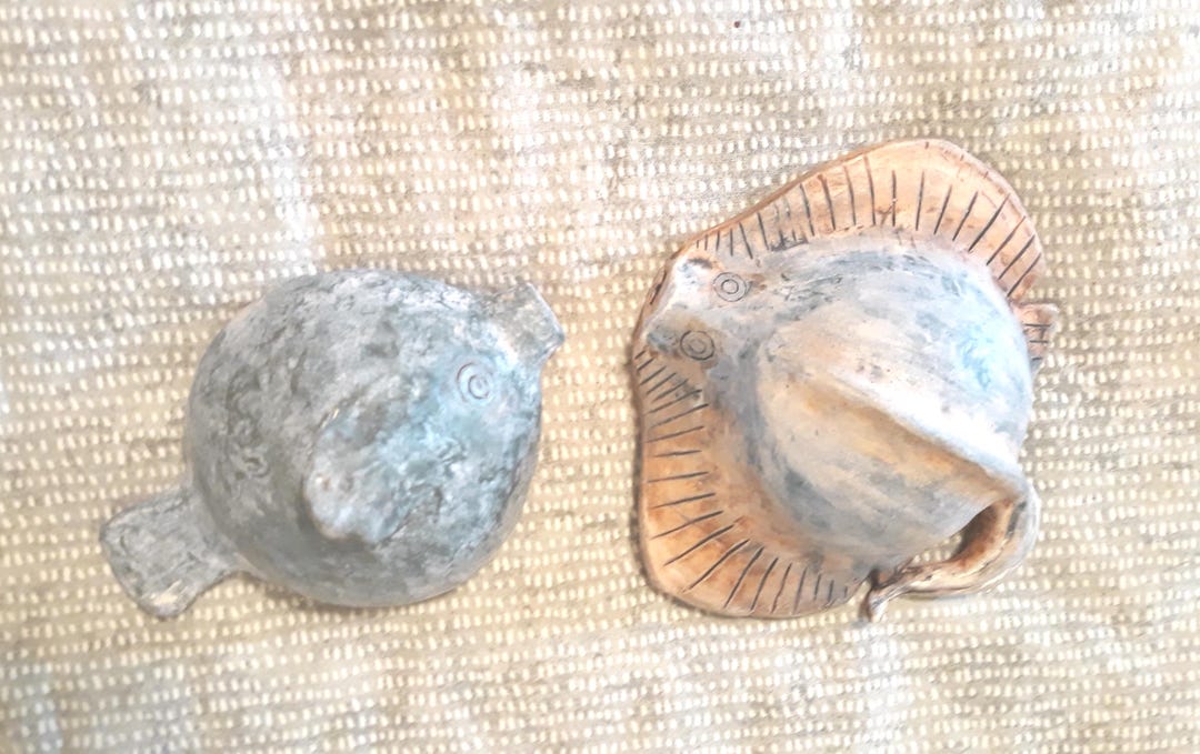 Whimsical Whistles: Sea Creatures, Hand-built Ceramic Sting Ray ...