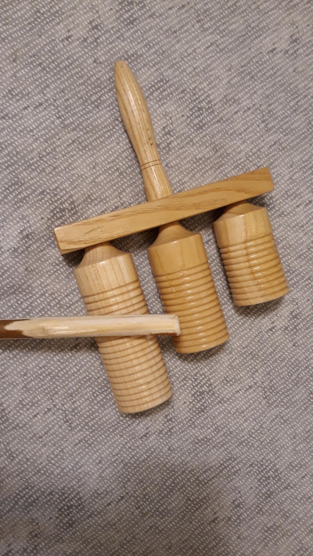 Vintage 3-tone Güiro Scraper AKA Tone Block or Woodblock: Musical ...