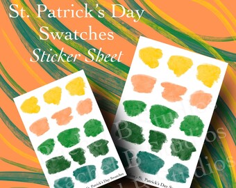 Paint Swatches Stickers - Etsy