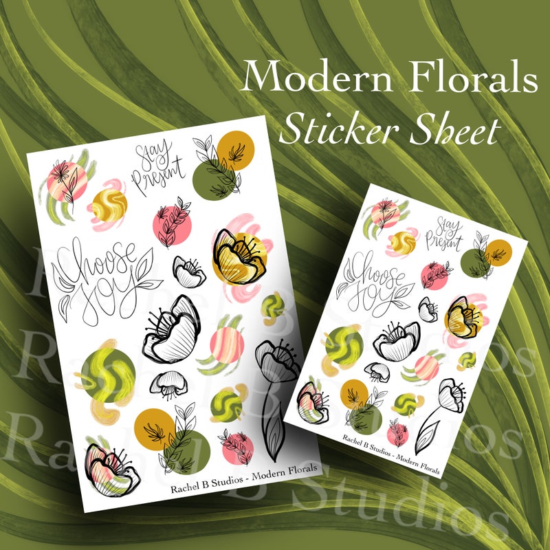Hand Drawn Stickers - Etsy