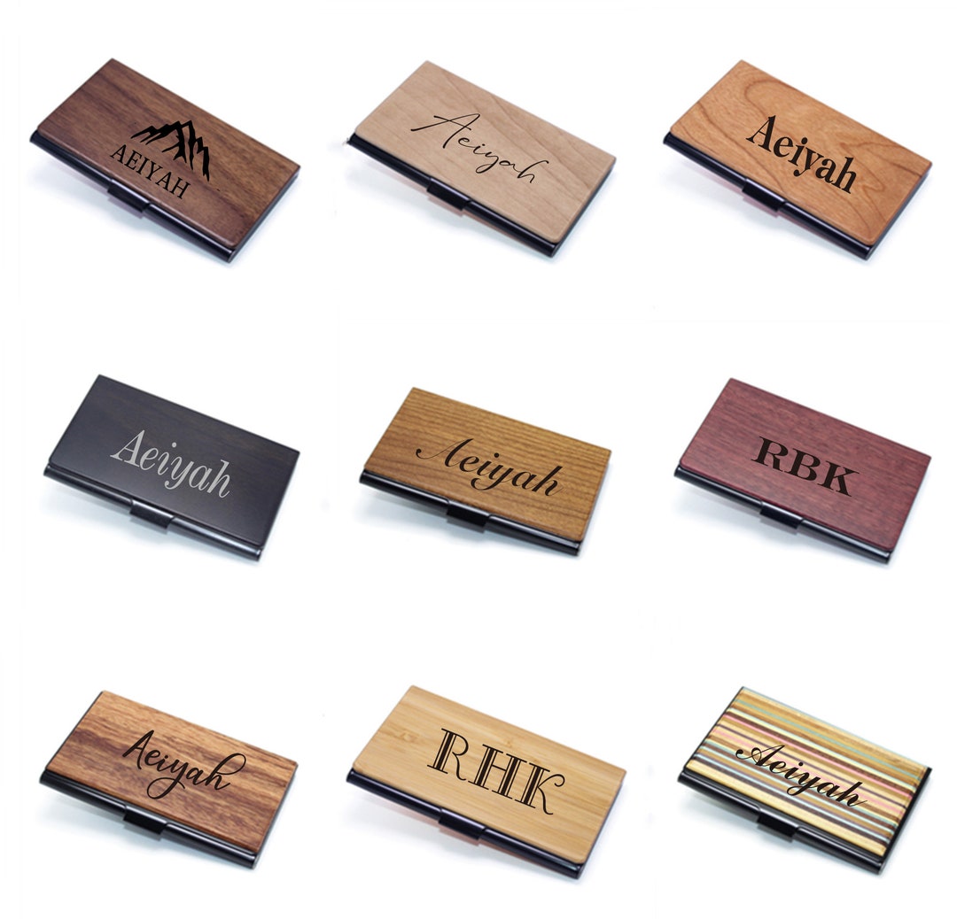 Personalized Card Holder for Men,groomsman Gift,company Anniversary ...