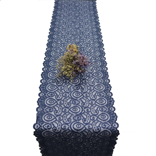 Navy Table Runner - Etsy